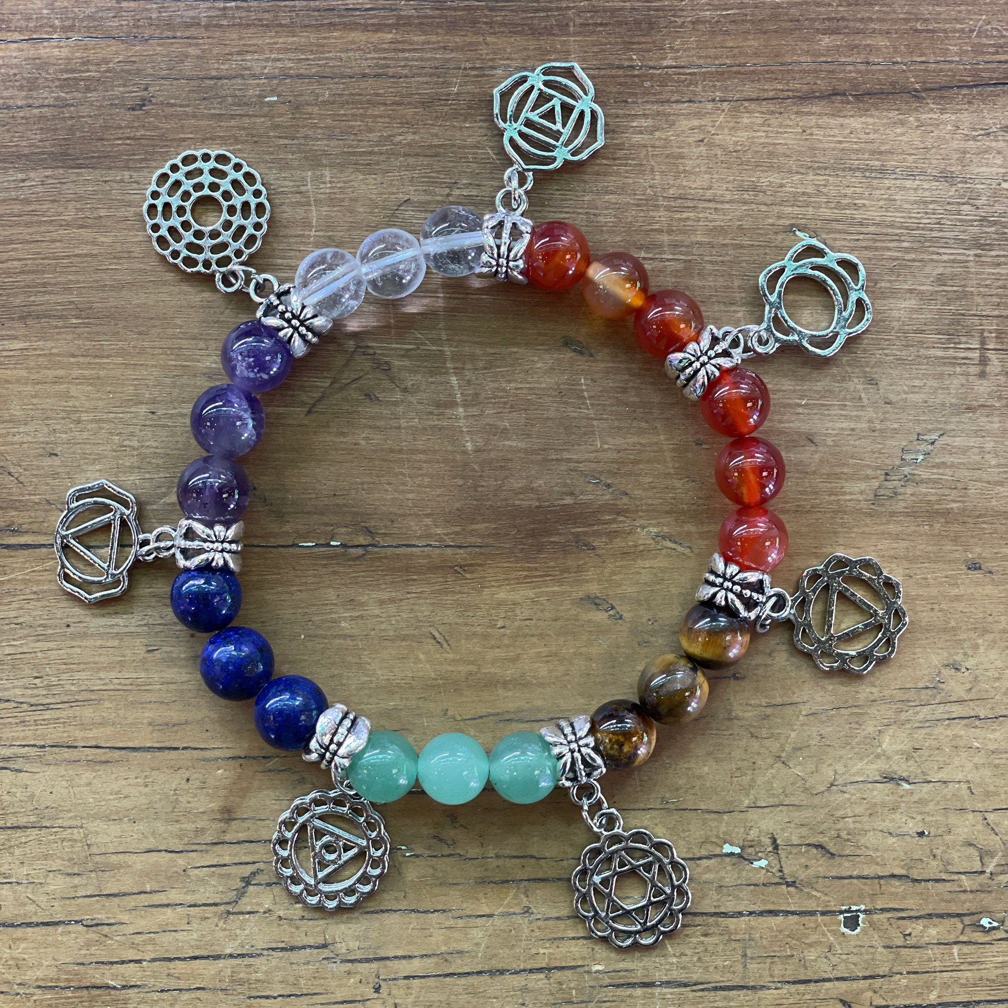 7 Chakra Charm Bracelet - Mi Chakra