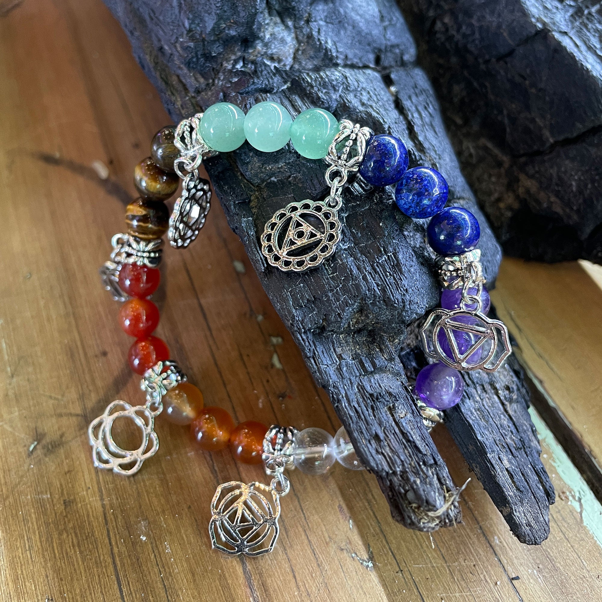 7 Chakra Charm Bracelet - Mi Chakra