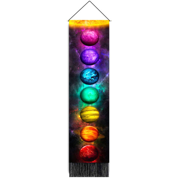 Wall Hanging Tapestry (7 Chakra -Style 1) - Mi Chakra