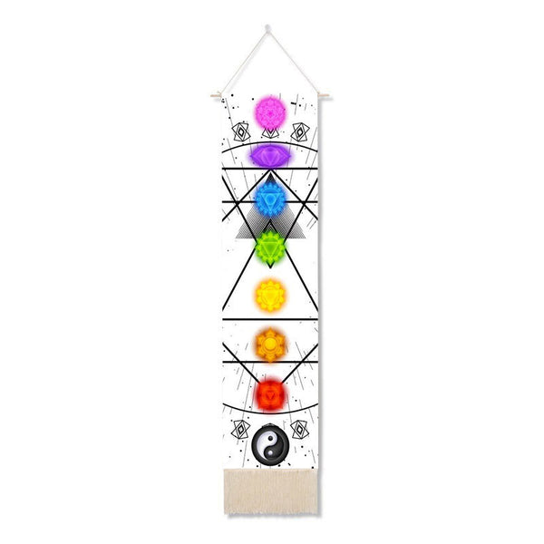 Wall Hanging Tapestry (7 Chakra -Style 6) - Mi Chakra