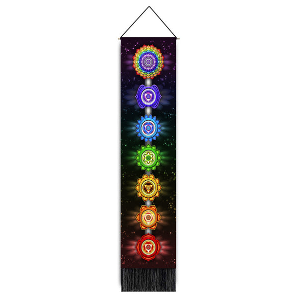 Wall Hanging Tapestry (7 Chakra -Style 7) - Mi Chakra