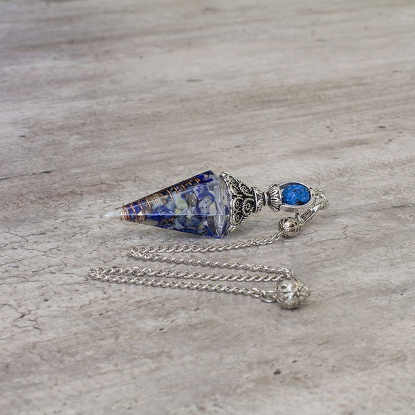 Pendulum - Sodalite - Resin - Mi Chakra