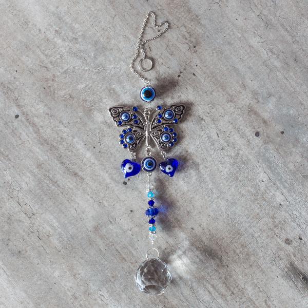 Evil Eye Butterfly Sun Catcher - Mi Chakra