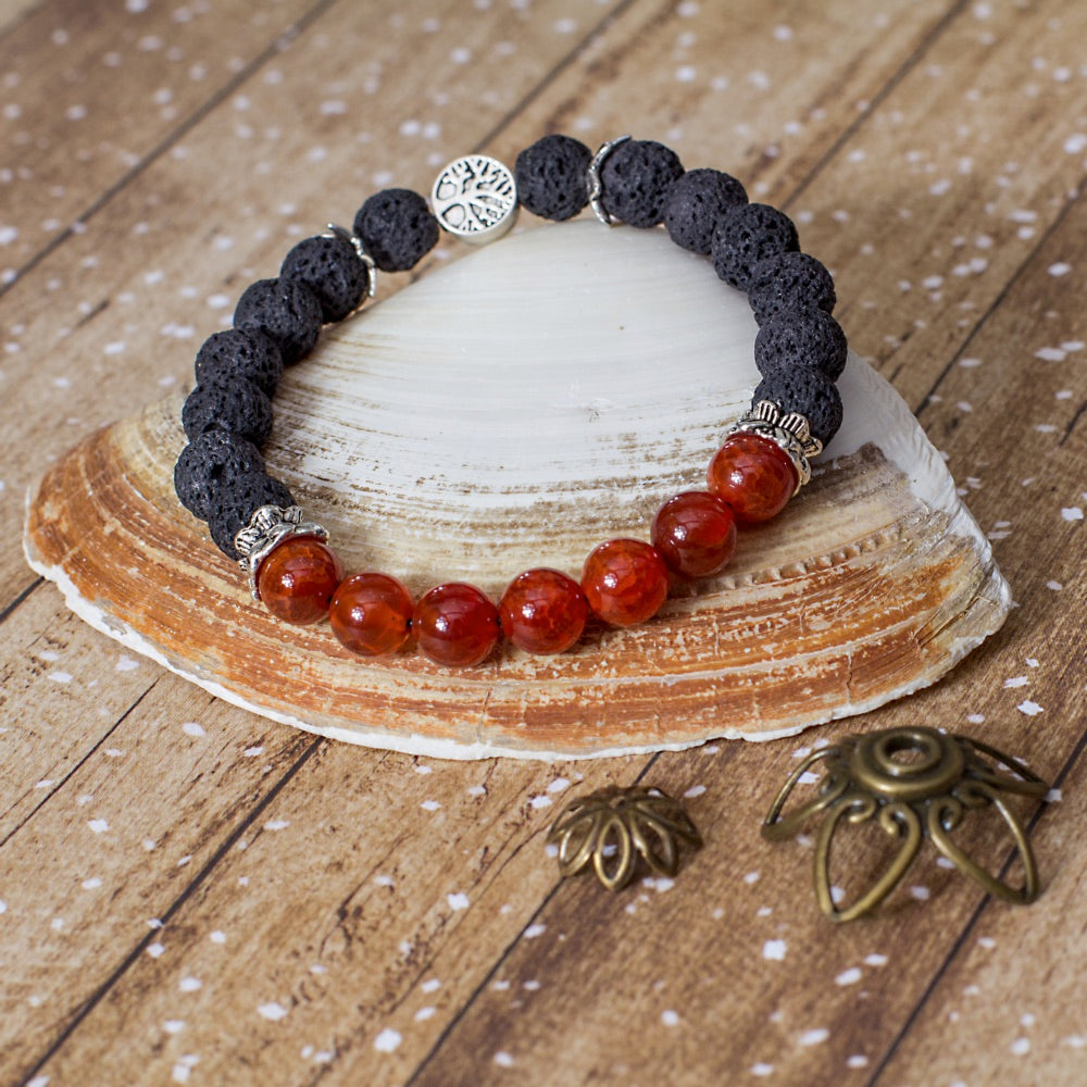 Root Chakra Diffuser Bracelet - Mi Chakra