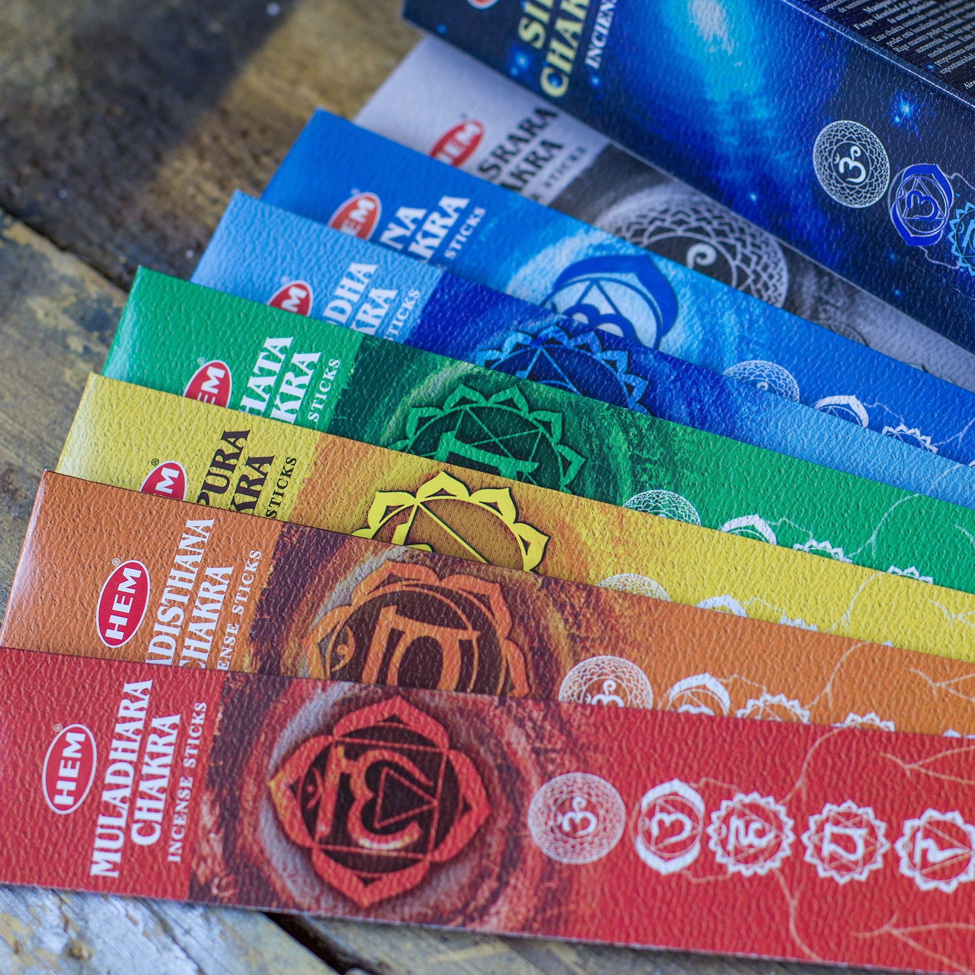 Seven Chakra Incense Sticks - Mi Chakra